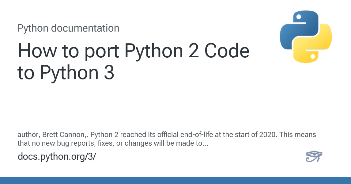 How to port Python 2 Code to Python 3 — Python 3.12.13 documentation