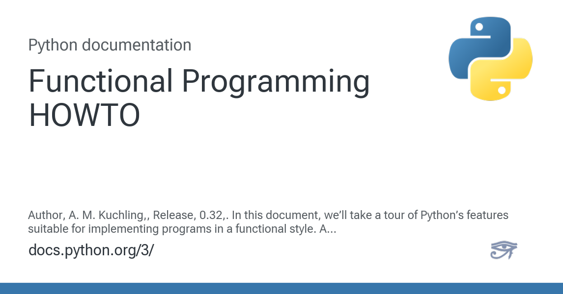 Functional Programming HOWTO — Python 3.15.0a0 documentation